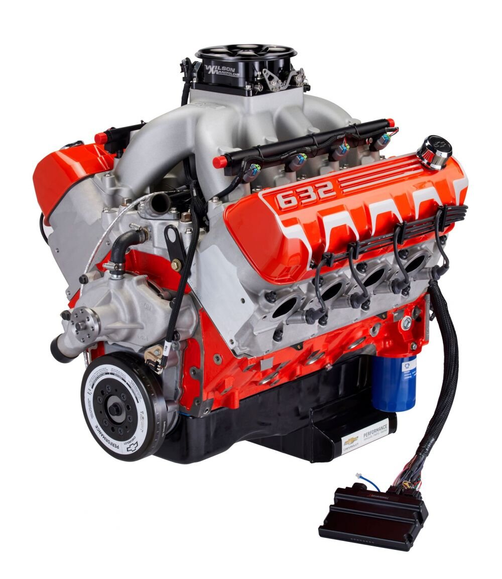 GM Performance Motor. Chevrolet ZZ632 cu.in Dynotestad till 1004hp.