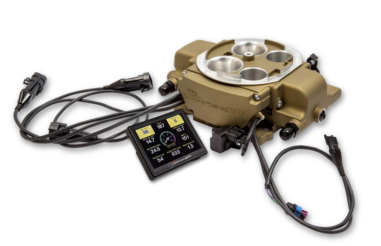 Holley Sniper EFI Självjusterande Fuel Injection System. Spreadbore ...
