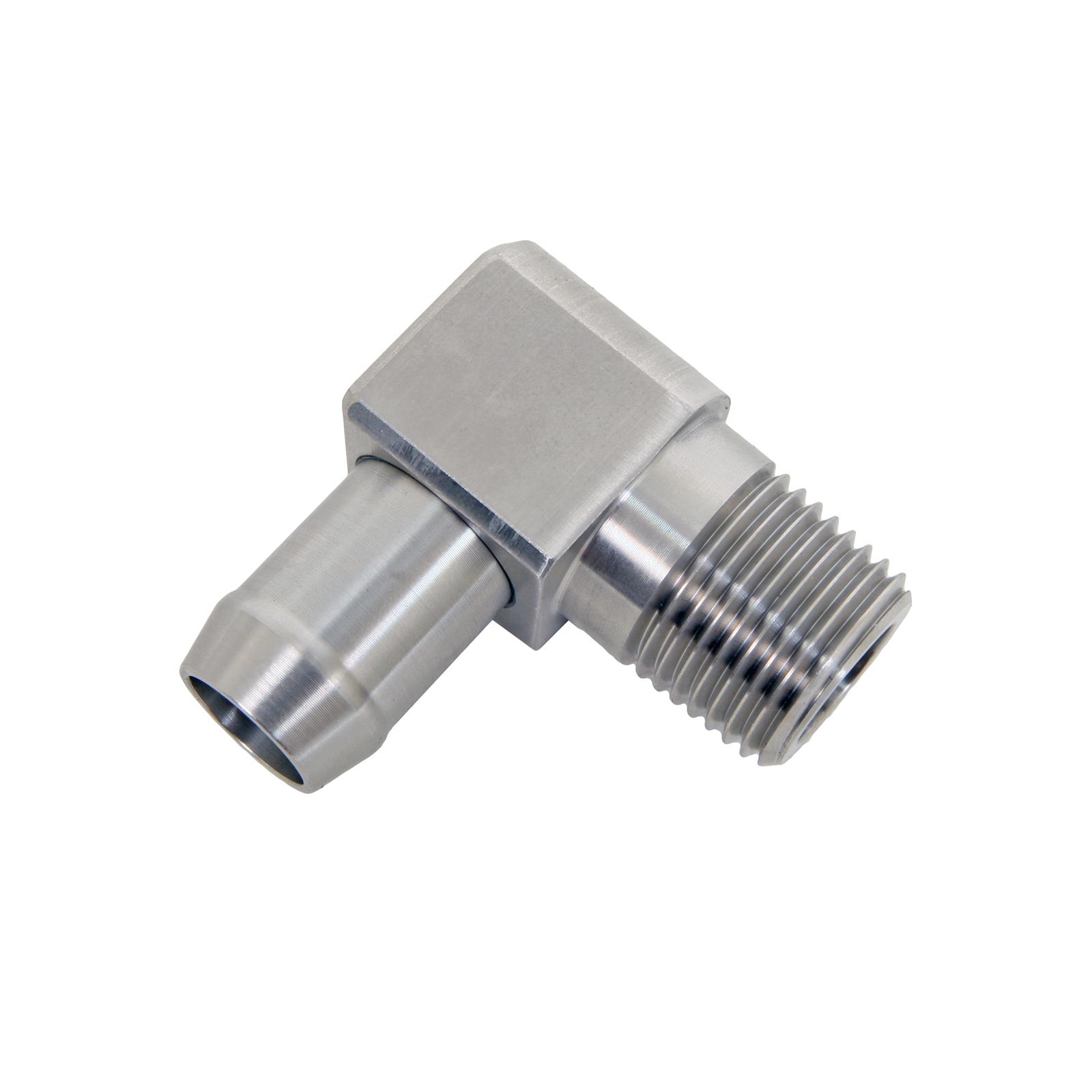 JAK Products Slangnippel. ROSTFRI. 90´. Slang ø 5/8. NPT 1/2.