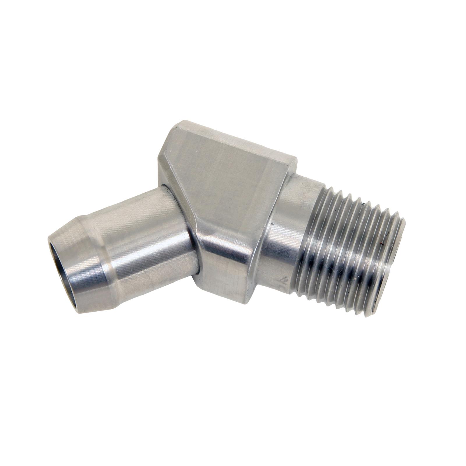 JAK Products Slangnippel. ROSTFRI. 45´. Slang ø 5/8. NPT 1/2.